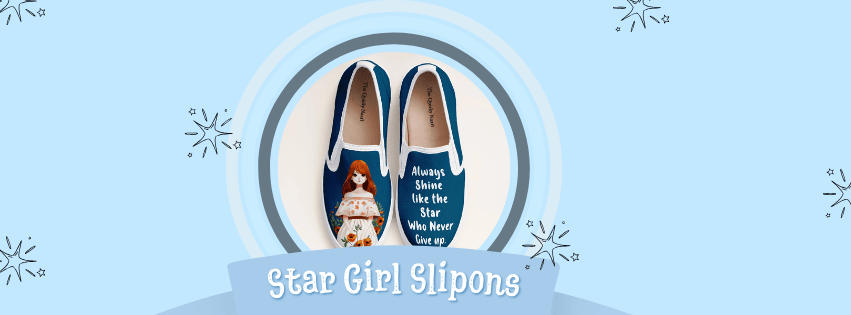 Starry Style Awaits – Step Into the Spotlight with Star Girl Slip-ons – The Quirky Naari
