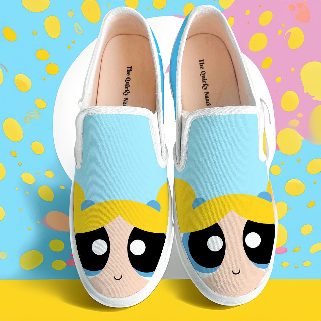 Bubbles: PPG Slipons | Trendy Slip-on Shoes for Women – The Quirky Naari